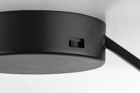 Rabalux Černé stropní LED svítidlo Isaure 400mm 24W CCT 71302