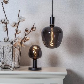 Teplá LED dekorativní žárovka E27, 2 W Black Apple – Star Trading