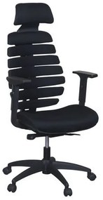 Manutan  Kancelářská židle Jane, látka, černá
