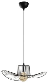 Černé závěsné svítidlo Opviq lights Tel Hat, ø 50 cm