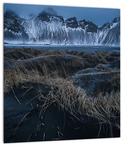 Obraz výhledu na Islandské vrcholky (30x30 cm)