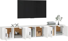 Nástěnné TV skříňky 3 ks bílé 80 x 34,5 x 40 cm 3188358