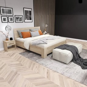 IDZ Postel MEDIOLAN 160x200 cm 31, Dub Sonoma