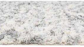Kusový koberec shaggy Acama krémově šedý 200x300cm