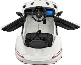 Elektrické autíčko Porsche Spyder RS ​​718 bílé