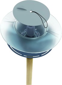 Krmítko pro ptáčky Birdie 29,4 cm antracit