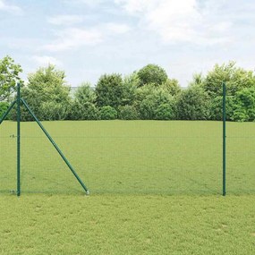 Svařované drátěné ploty s hroty 10 x 1,5 m Ocel potažená PVC 3352059
