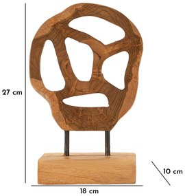 Dřevěná soška (výška 27 cm) Lubang – Mauro Ferretti