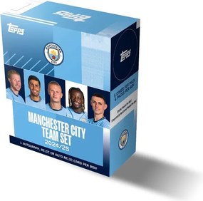 Topps fotbalové karty Manchester City FC 2024/25 Team Set