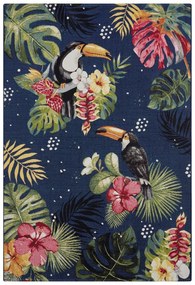 Hanse Home Collection koberce Kusový koberec Flair 105609 Tropical Dream Blue Multicolored ROZMĚR: 120x180