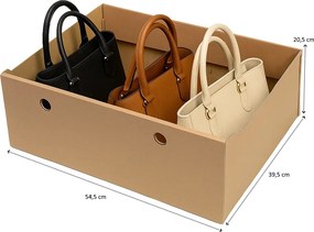 KARTON PAK Úložné boxy na oblečení, organizéry do skříně EKO KARTON 55x40x21cm - zásuvka