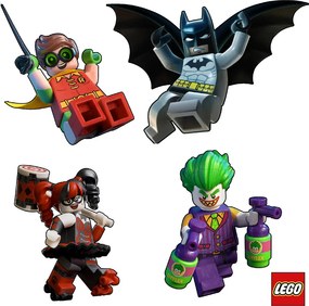 Samolepka na zeď "LEGO Batman" 60x70cm
