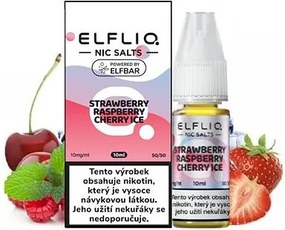 Elfliq Salt Chladivá jahoda s malinou a třešní 10ml (10mg)