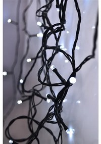 SOLIGHT LED vánoční řetěz, 3m, 20 LED, 3 x AA, bílé světlo, zelený kabel