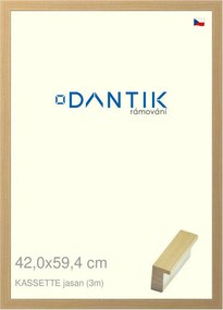 DANTIK rámeček 42x59,4 | KASSETTE jasan (Plexi Čiré)