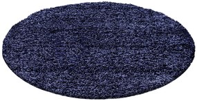 Ayyildiz koberce Kusový koberec Life Shaggy 1500 navy kruh - 160x160 (průměr) kruh cm