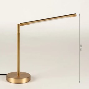 Stolní minimalistická LED lampa Cascade Gold