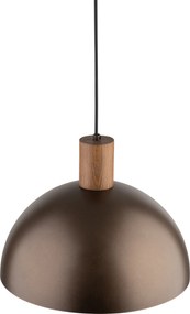 TK Lighting Hnědý závěsný lustr Oslo pro žárovku E27 TK4508