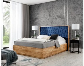 Dřevěná elegantní postel MOLE 200x200 cm