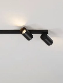Minimalistické bodové svítidlo Oso 4 Černá