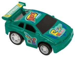 475919 Mini závodní autíčko pro děti - Pull Back 5,5x4 cm Tmavě zelená