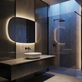 Tutumi Zrcadlo 100x60 cm s regulovatelným LED osvětlením HOM-01523