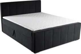 Boxspring postel RITA, 200x160, antracitová (pretty 21)