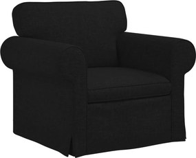 Set pohovek 2 ks Černá textil 3407532