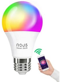 Smart LED žárovka E27 9W RGB NOUS P3 WiFi Tuya