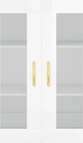 vidaXL Skříň highboard 69,5 x 34 x 180 cm kompozitní dřevo [3198579] Barva: Betonová šedá