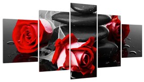 Obraz růže (150x80 cm)