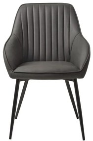 Designová židle Jadwiga III tmavě šedá