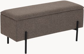 Bouclé lavice's úložným prostorem Watford