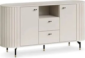XXXLutz ŠIROKÁ KOMODA, černá, barvy zlata, kašmírová, 150,1/81/40 cm Milino - Online Only obývací stěny - 002238000702