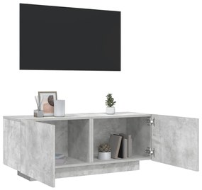TV skříňka betonově šedá 100x35x40 cm kompozitní dřevo