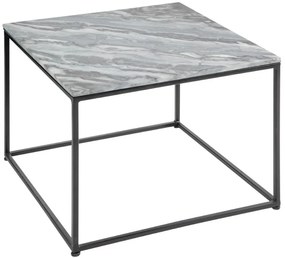 DNYMARIANNE -25% Moebel Living Šedý mramorový konferenční stolek Giraco 50 x 50 cm