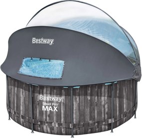 BESTWAY Steel Pro Max Bazénový set 366 x 122 cm, kartušová filtrace + zastřešení 5619K