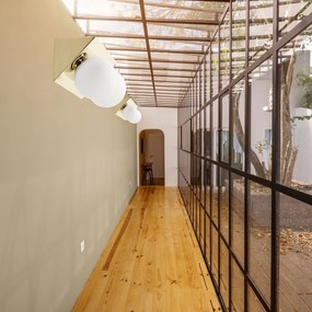 Toolight, nástěnné svítidlo 2xE27 APP1229-2W, zlatá lesklá, OSW-01409