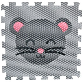 Minideckfloor Myška Barevná kombinace: Krémový s tmavě hnědou myškou