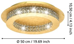 Eglo 39405 - LED Stmívatelné stropní svítidlo PRINCIPE LED/31,5W/230V
