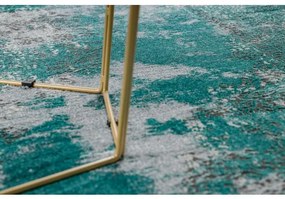 Moderní koberec DE LUXE 6754 Abstrakce Strukturální, zelená / šedá velikost 180x270 cm | krásné koberce cz
