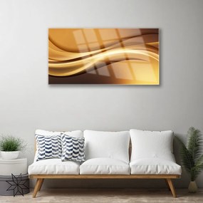 Obraz na skle Abstrakce Vlny Art Umění 120x60 cm