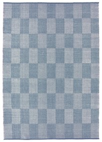 HAY Koberec Check, Light Blue, 140 x 200