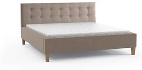 Čalouněná postel DAVID rozměr 90x200 cm Béžová