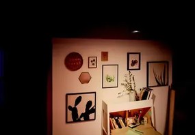 Philips Box 4,5W černá / LED stropní bodové svítidlo / 500lm / 2200-27