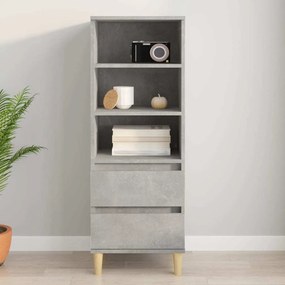 vidaXL Skříň highboard 40 x 36 x 110 cm kompozit [821239] Barva: Betonová šedá