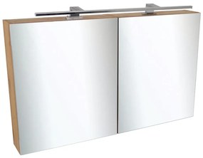 Comodo Zrcadlová skříňka Ideal OW 100 ZS LED-CR s osvětlením Any LED 80 CR, chrom