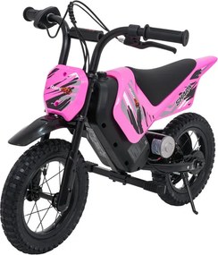 Elektrická motorka SHARK růžová