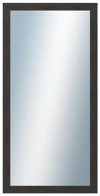 DANTIK - Zarámované zrcadlo - rozměr s rámem cca 50x100 cm z lišty 4020 hnědá (2767)