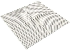 Plastová dlažba Linea Flextile 39,5 x 39,5 x 0,8 cm, bílá